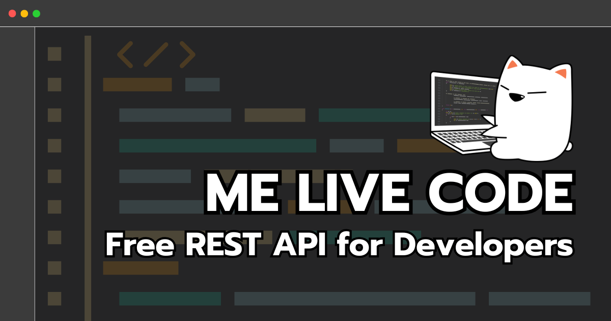 API Documentation • melivecode